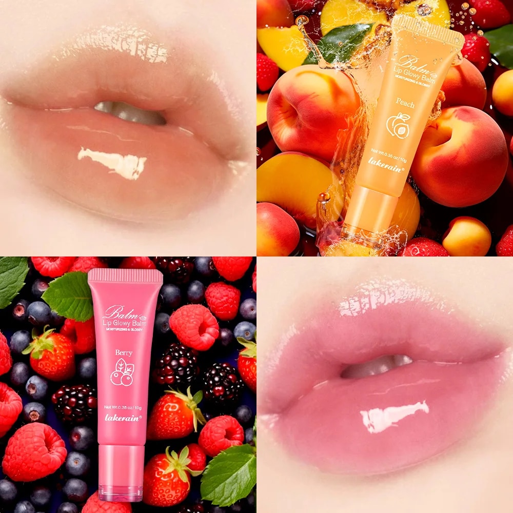 Moisturizing Lip Glow Blam Liquid Lip Gel Mask Reduce Lip Line Remove ...