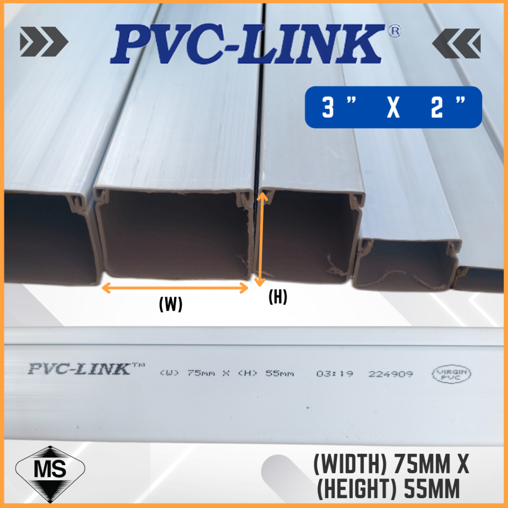 [READY STOCK] PVC TRUNKING / PVC CASING / WAYAR ELEKTRIK CASING [ SIRIM ...