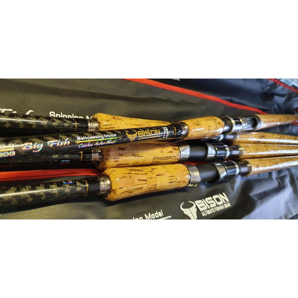 ##คัน BISON Big Fishสุดยอดคันกราไฟต์ลายX-CROSSตลอดคันสวยแกร่งคลาสสิกมา ...