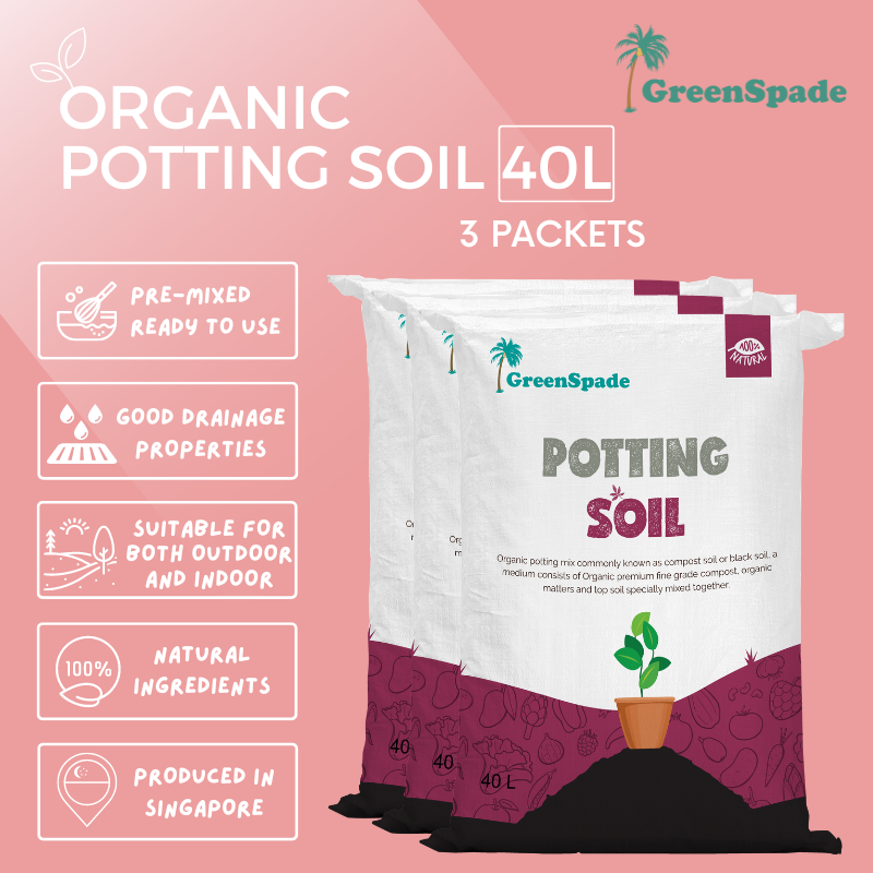 [BEST SELLING] Soil 40L - 3 Packets | Lazada Singapore