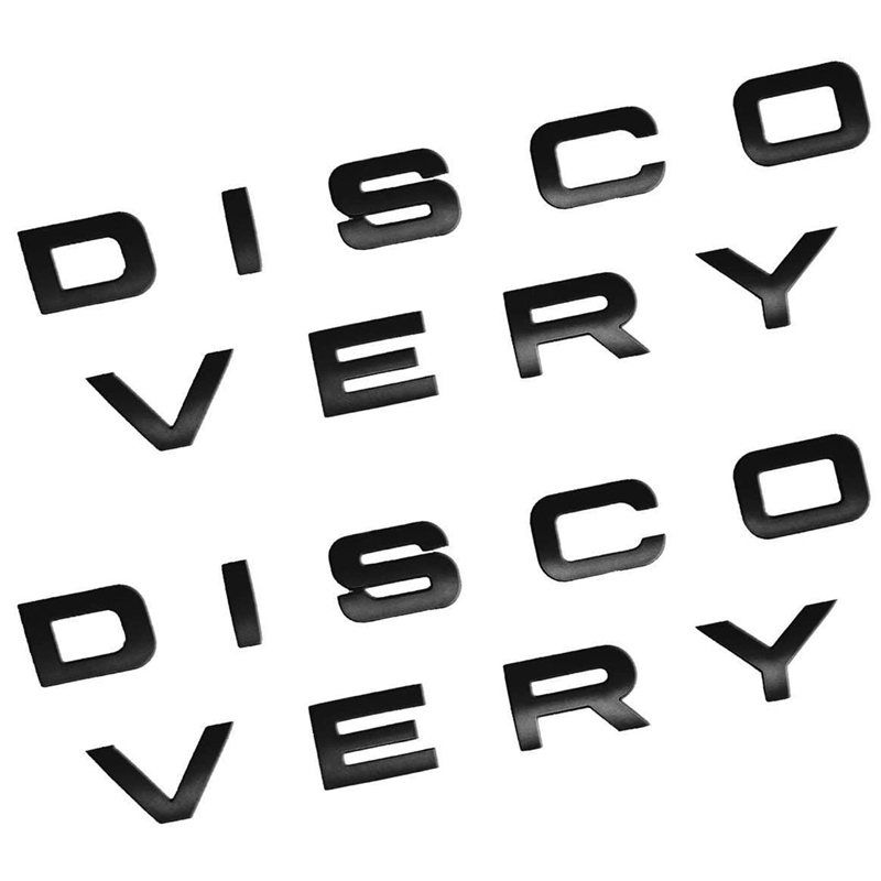 3D Letter DISCOVERY Car Rear Front Badge Emblem Decal Sticker for Land ...