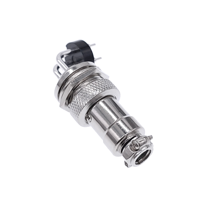 Gx16 Connector Circuit Board Aviation Plug Soldering Plate Socket 90 ...