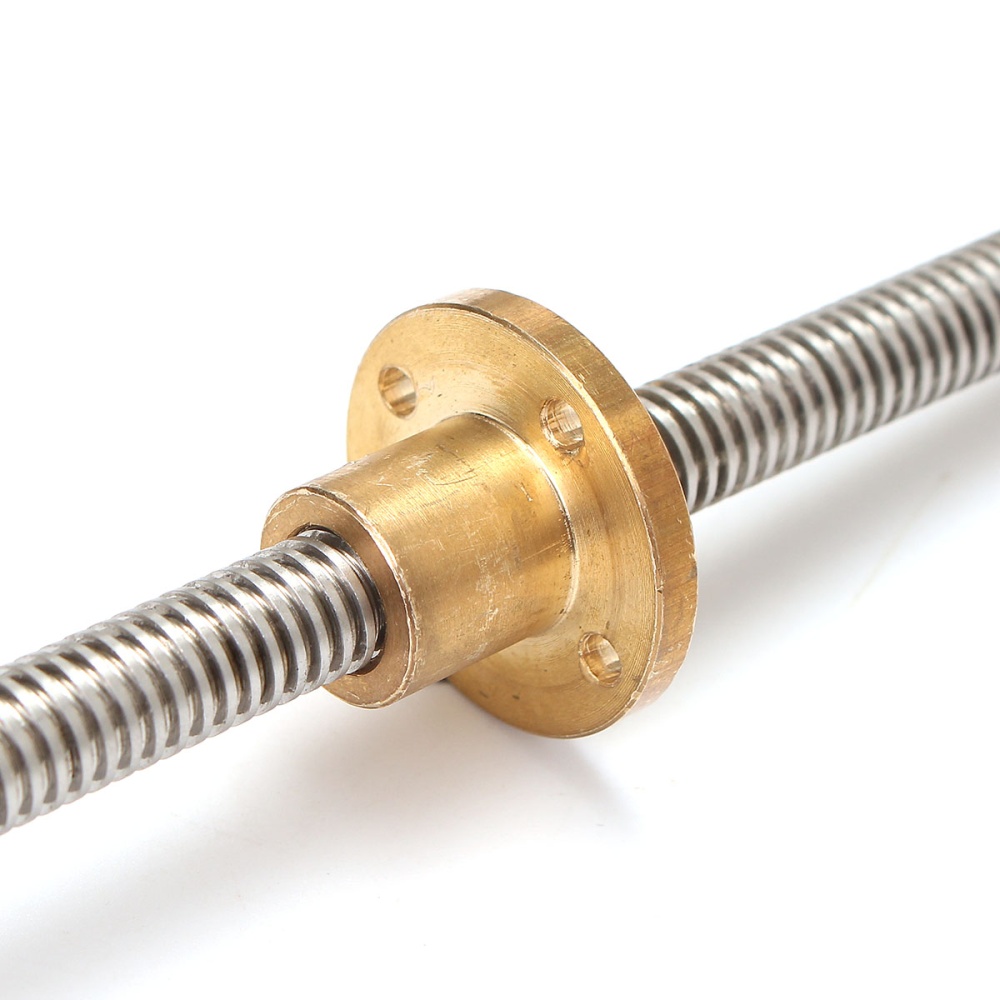 1/2-10 single New start ACME Threaded Rod Lead Screw w/ Brass Nut 12 ...