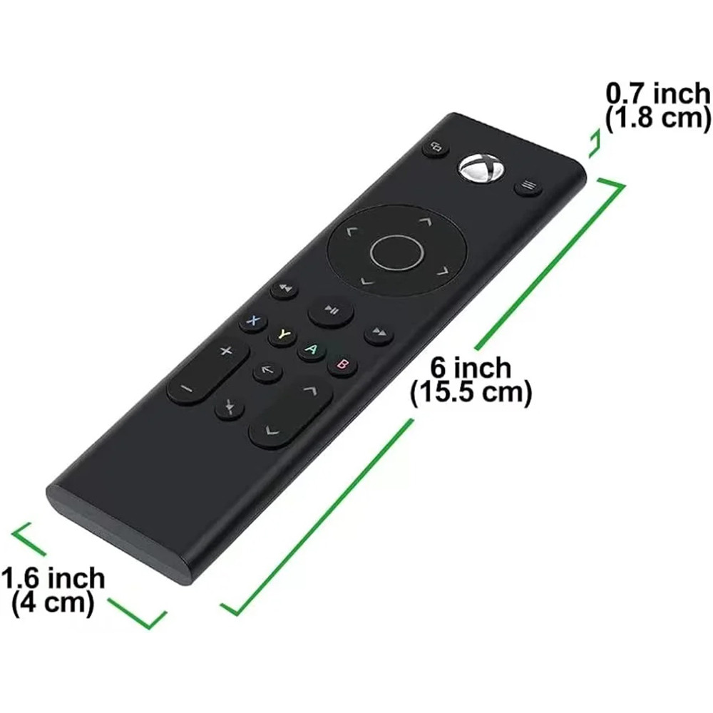 Media remote control for Xbox One and Xbox series X | S (black ...
