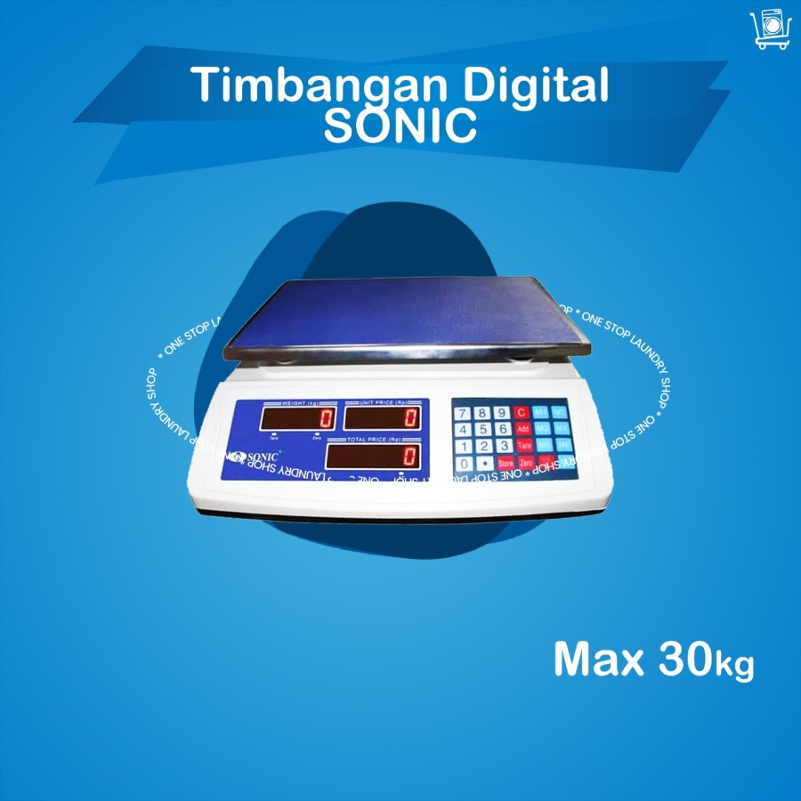 Timbangan 30 kg digital Sonic | Lazada Indonesia