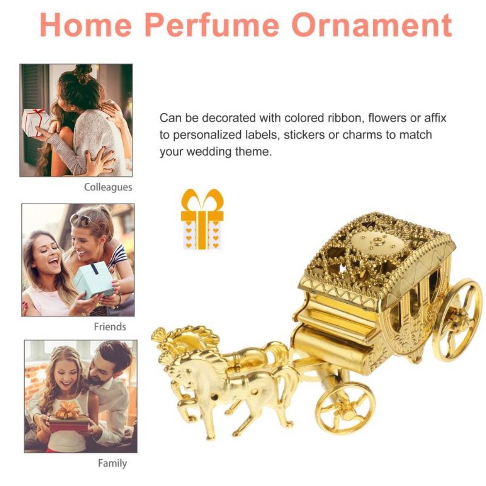 Portable Exquisite Carriage Candy Box High-end Cute SmallCarriage ...