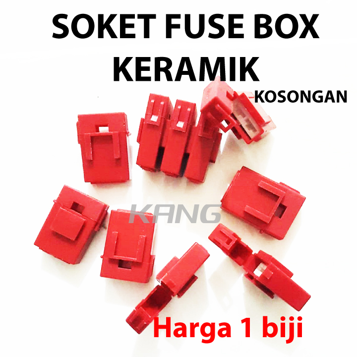 SOKET SIKRING FUSE KERAMIK KOSONGAN / RUMAH SIKRING / SOCKET SEKRING ...