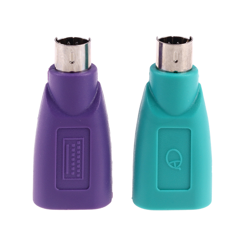 1pair Keyboard Mouse Ps2 To Usb Adapter Converter For Usb Keyboard Mouse Bd