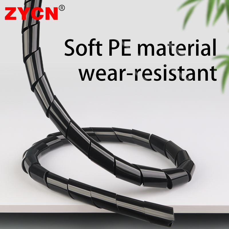 4mm/5mm/6mm/8mm/10mm/12mm Cable Sleeve Winding Spiral Wrap Cable ...