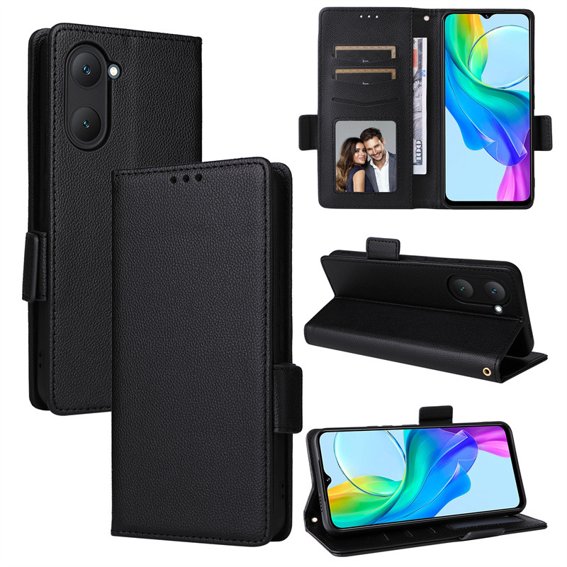 vivo Y28S 5G Phone Case,Leather Wallet Flip Folio Case with Kickstand ...