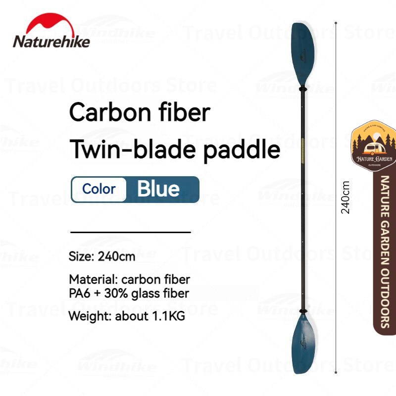 Naturehike 5-Section Carbon Fiber Paddle 240cm Only 1.1kg Ultralight ...