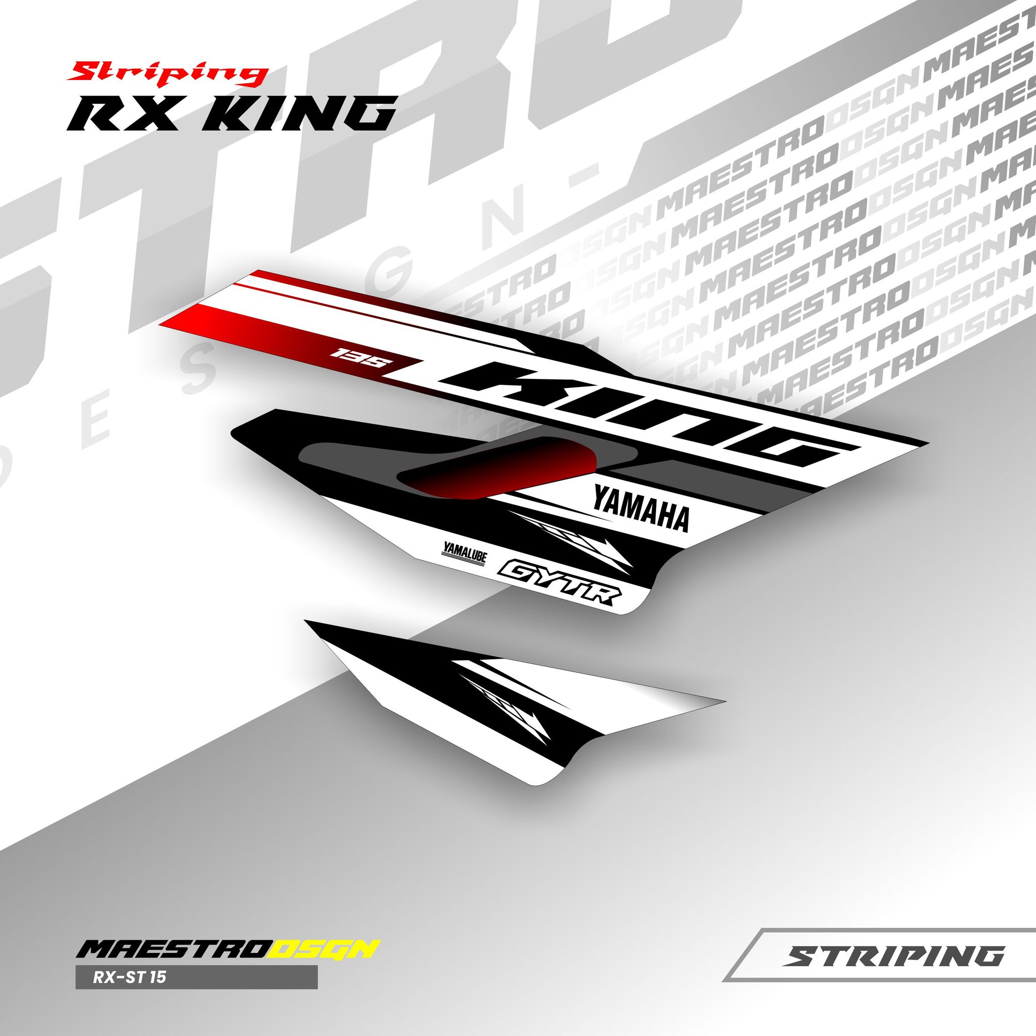 Striping Rx king Variasi Gytr Stiker Tanki Rx King Termurah RX-ST 15 ...