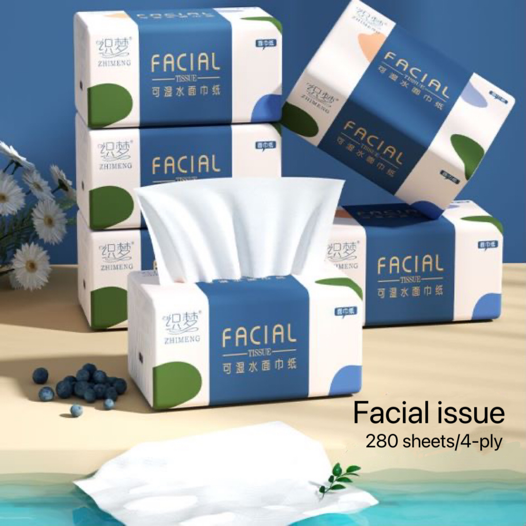 4 PLY Tisu Tissue Facial Paper Pocket Toilet pack Car Pocket Serviette ...