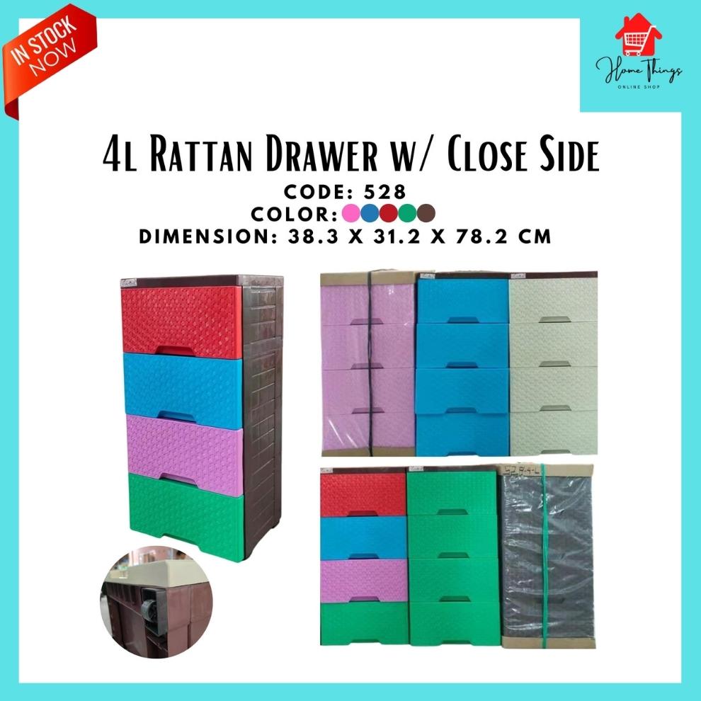 4L RATTAN DRAWER W/ CLOSE SIDE | Lazada PH