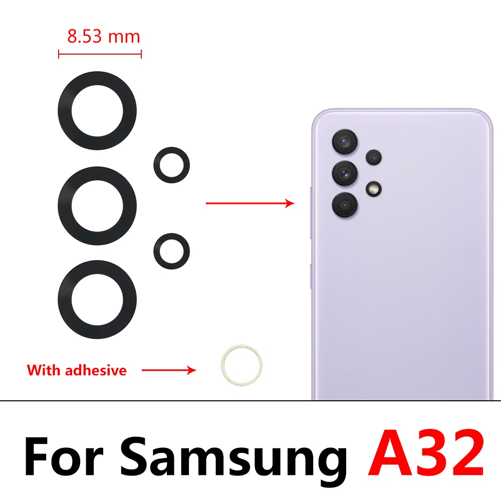 /LotReplacement Rear Back Camera Glass Lens For Samsung A32 A52 A72 A82 ...