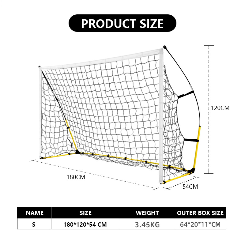 Folding Football Goal portable outdoor football training Adult and ...