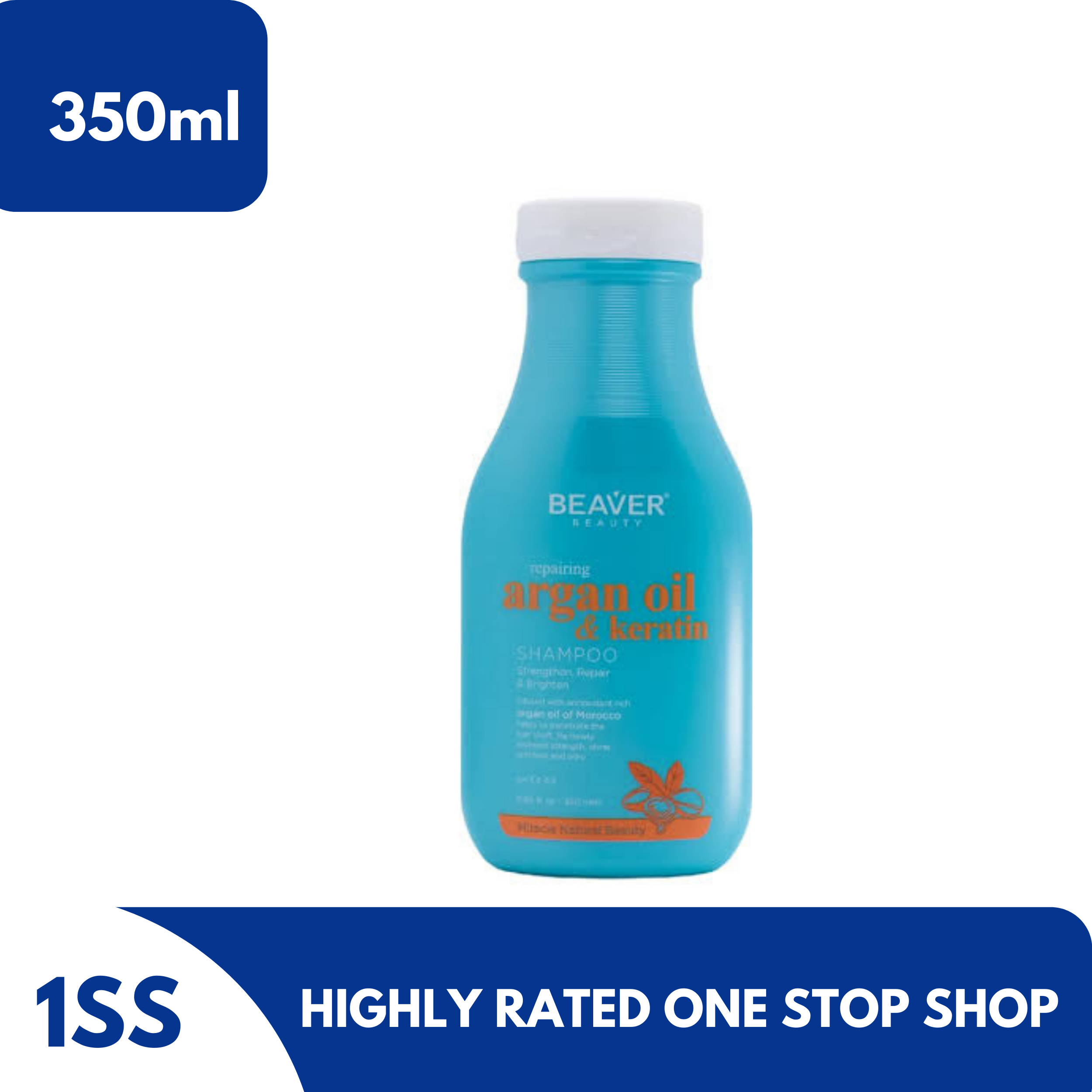 Beaver Beauty Argan Oil Keratin Shampoo, 350ml | Lazada PH