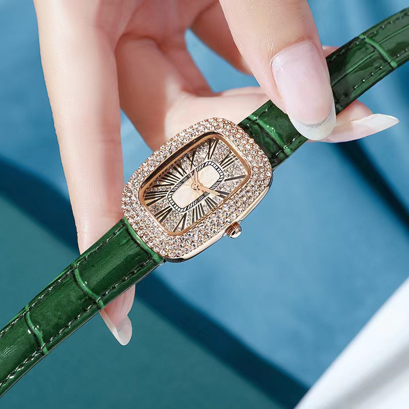【Buy with eyes closed】Mini Green Dial Women's Watch with Dove Egg Water ...