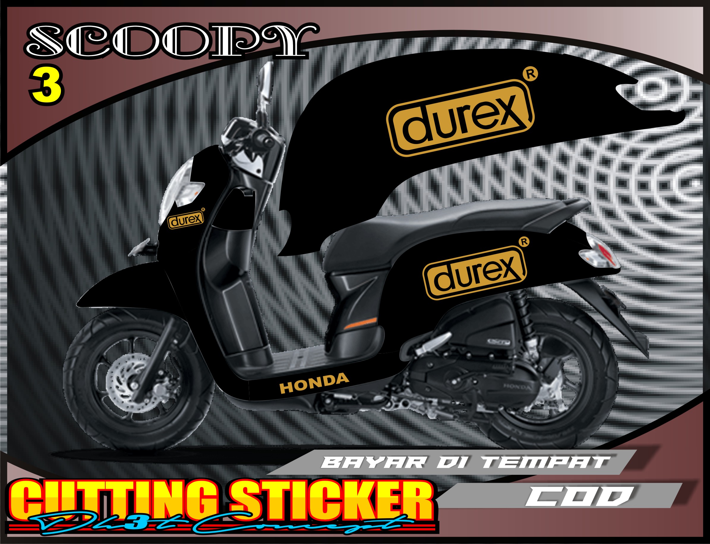 Stiker Scoopy Durex Edition/Sticker Scoopy yang Lagi Viral | Lazada ...