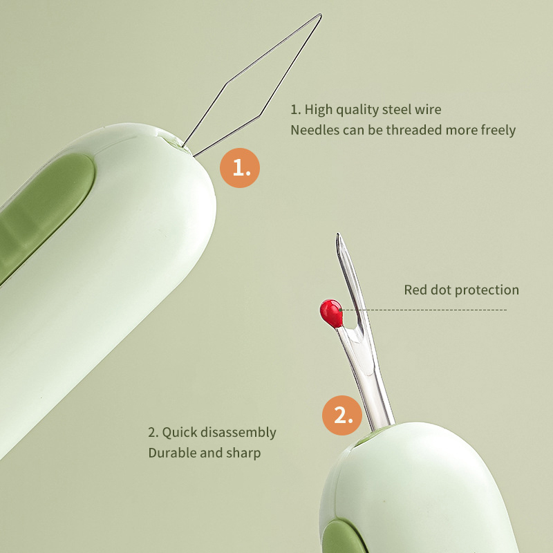 Needle Threader For Hand Sewing 2-In-1 Stitching Remover And Threader ...