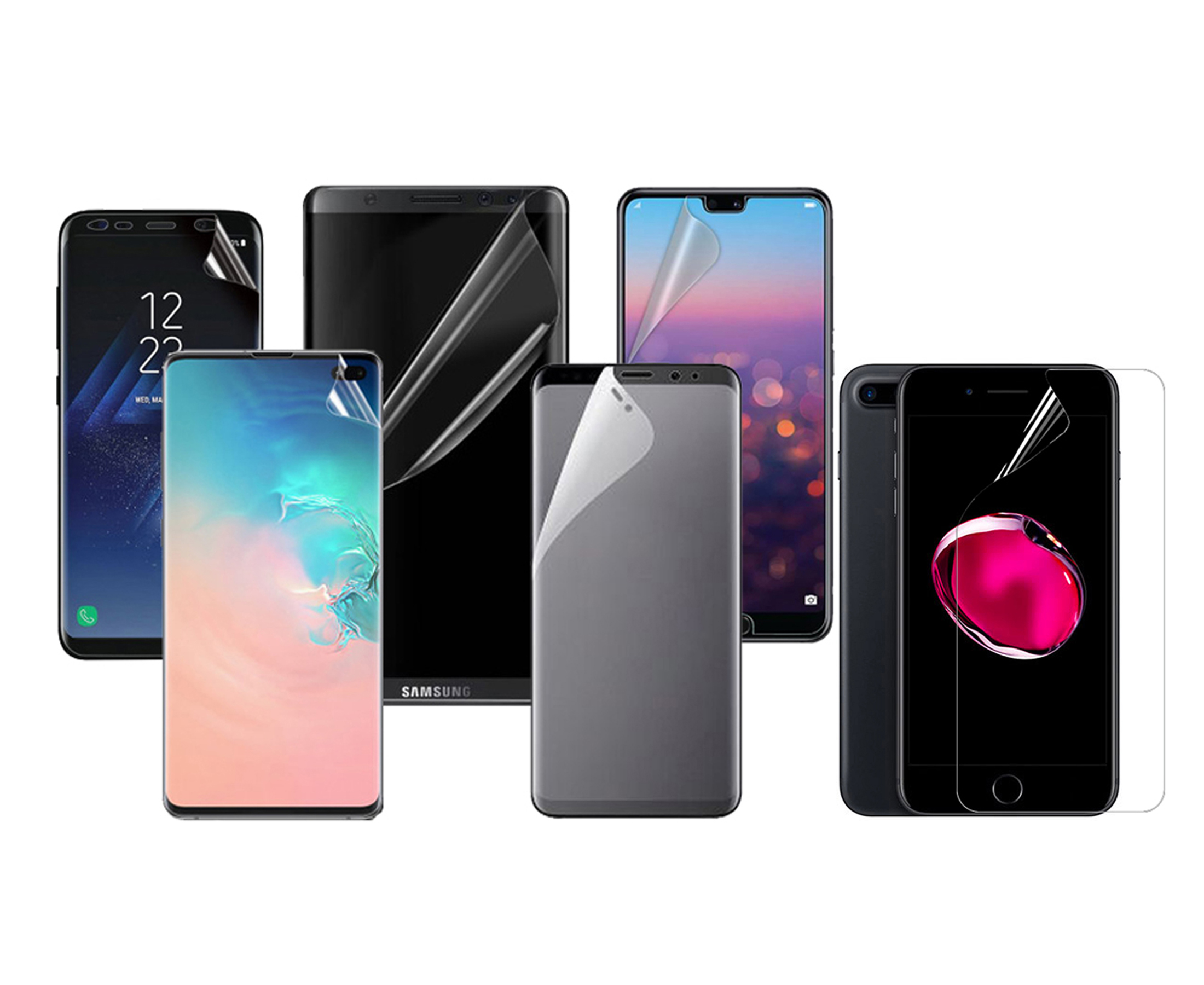 Hydrogel Film Fully Mobile Screen Protective Unbreakable Full Cover ...