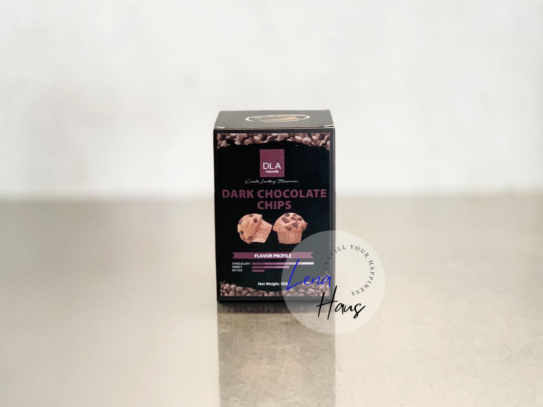 DLA Naturals Dark Chocolate Chips อีแอลเอ เนเชอรัล ดาร์กช็อคโกแลตชิพส์ ...