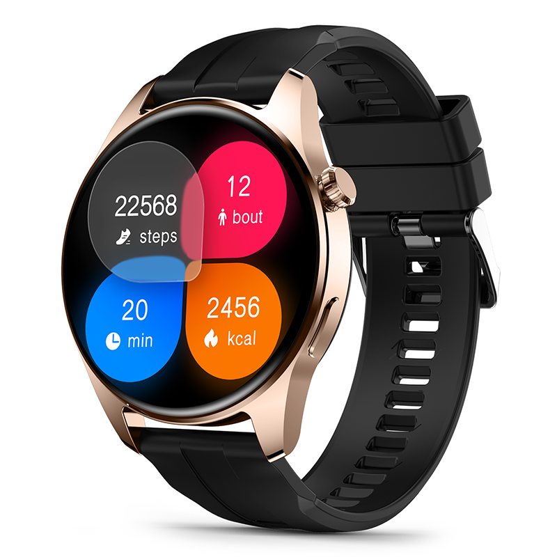 New HK4 Hero Smart Watch AMOLED 1.5 Inch Ltpo 2.5D Amplitude Mens NFC ...
