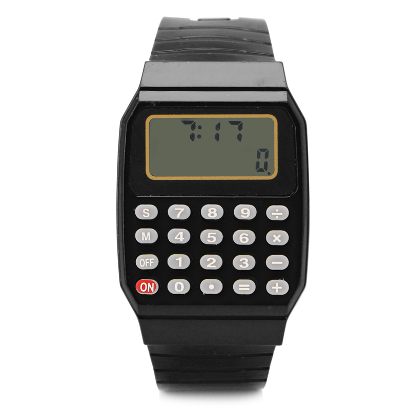 【Unique features】Electronic Calculator Child Watch Kid Silicone Date ...