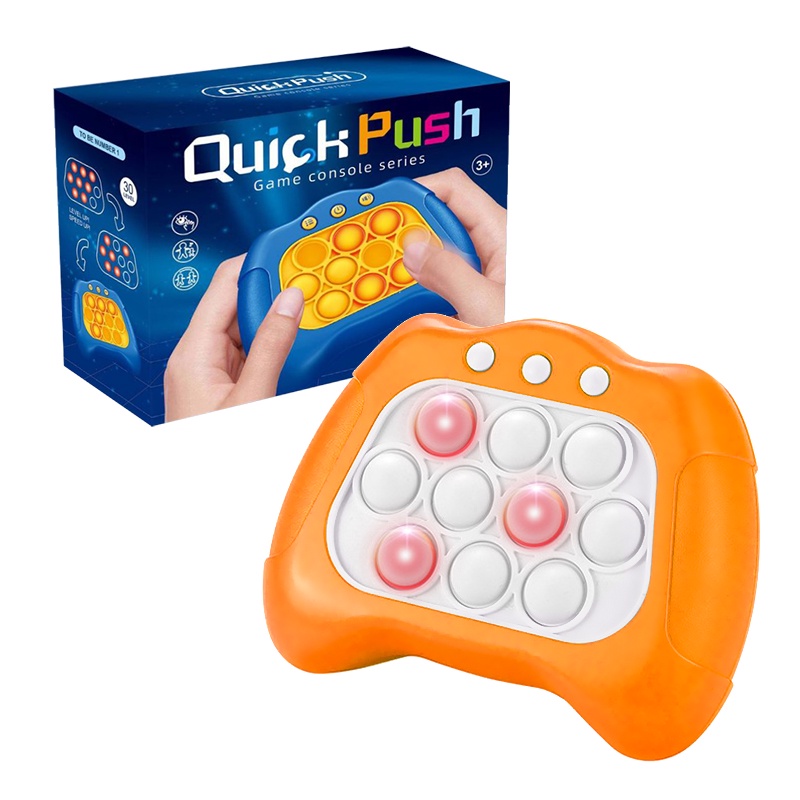 Quick Push Pop It Game Console Fidget Toys Electronic Pop It Pro Bubble ...