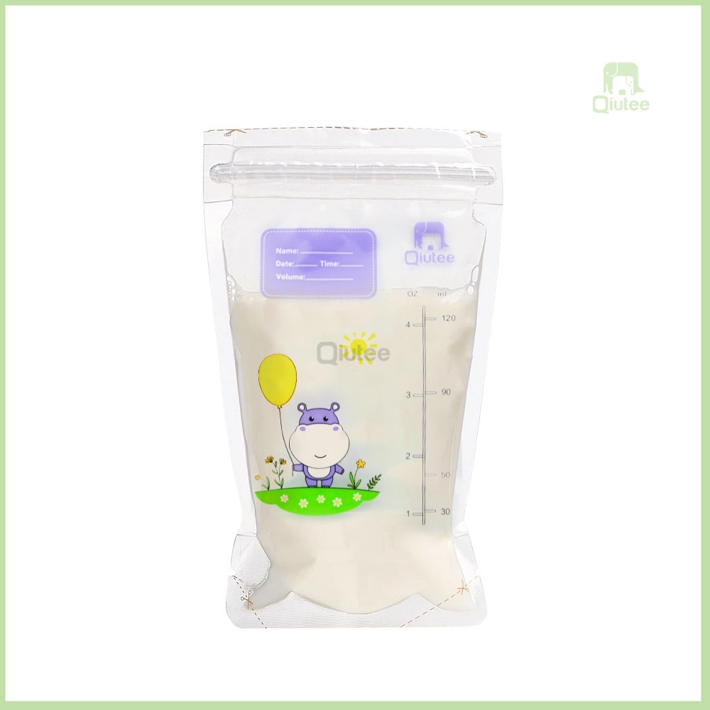 Breastmilk Storage Zipper 120ml Kantong ASI Plastik ASI Breastmilk ...