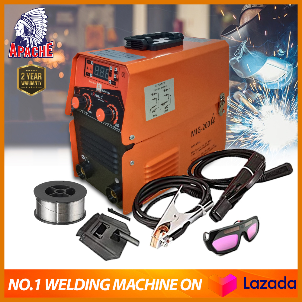 【MEGA WELDING SET】APACHE ExoWELD® | USA Technology | MIG-200IE Gasless ...