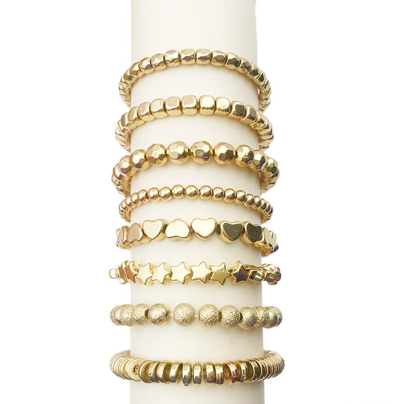 100Pcs CCB Beads Bulk Loose Spacer Beads DIY Bracelet Findings Jewelry ...