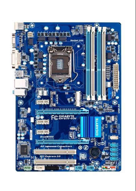 MAINBOARD Gigabyte GA-B75-D3V LGA1155 มี M.2 (Support Intel Core i Gen ...