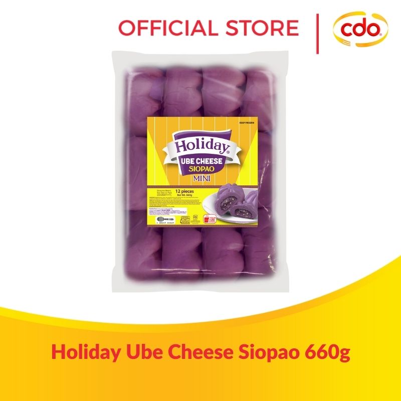 HOLIDAY Siopao Ube Cheese 660g (12PCS/PACK) | Lazada PH