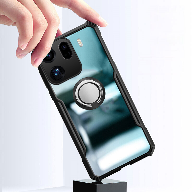 For OPPO Find X9 Pro Case Hard Clear Transparent Shockproof Armor Car ...