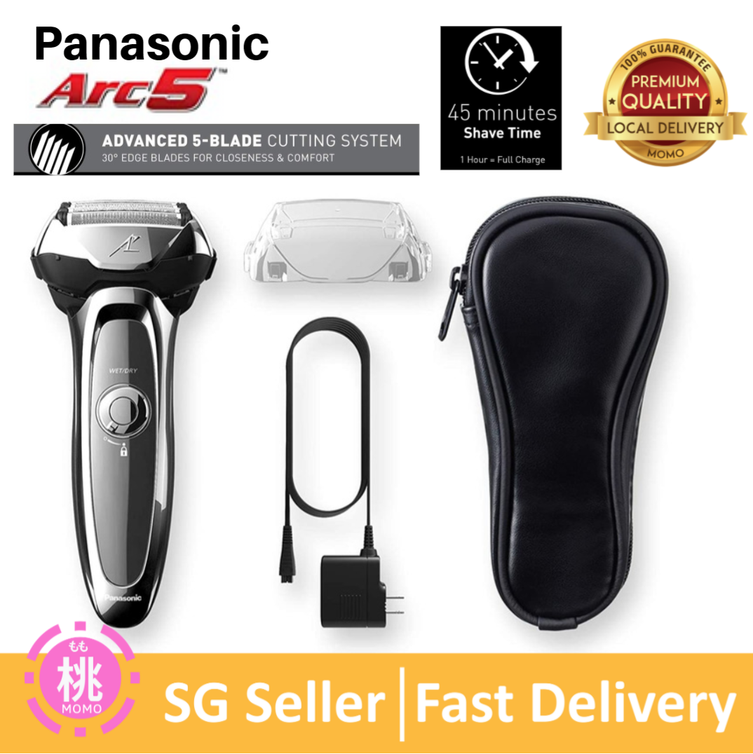 Panasonic Arc5 Electric Razor, Men's 5-Blade Cordless with Shave Sensor ...