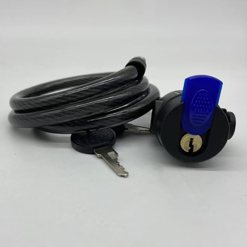 Universal Motorcycle Lock Anti-Theft Belt Keys For Bike Safety Steel ...