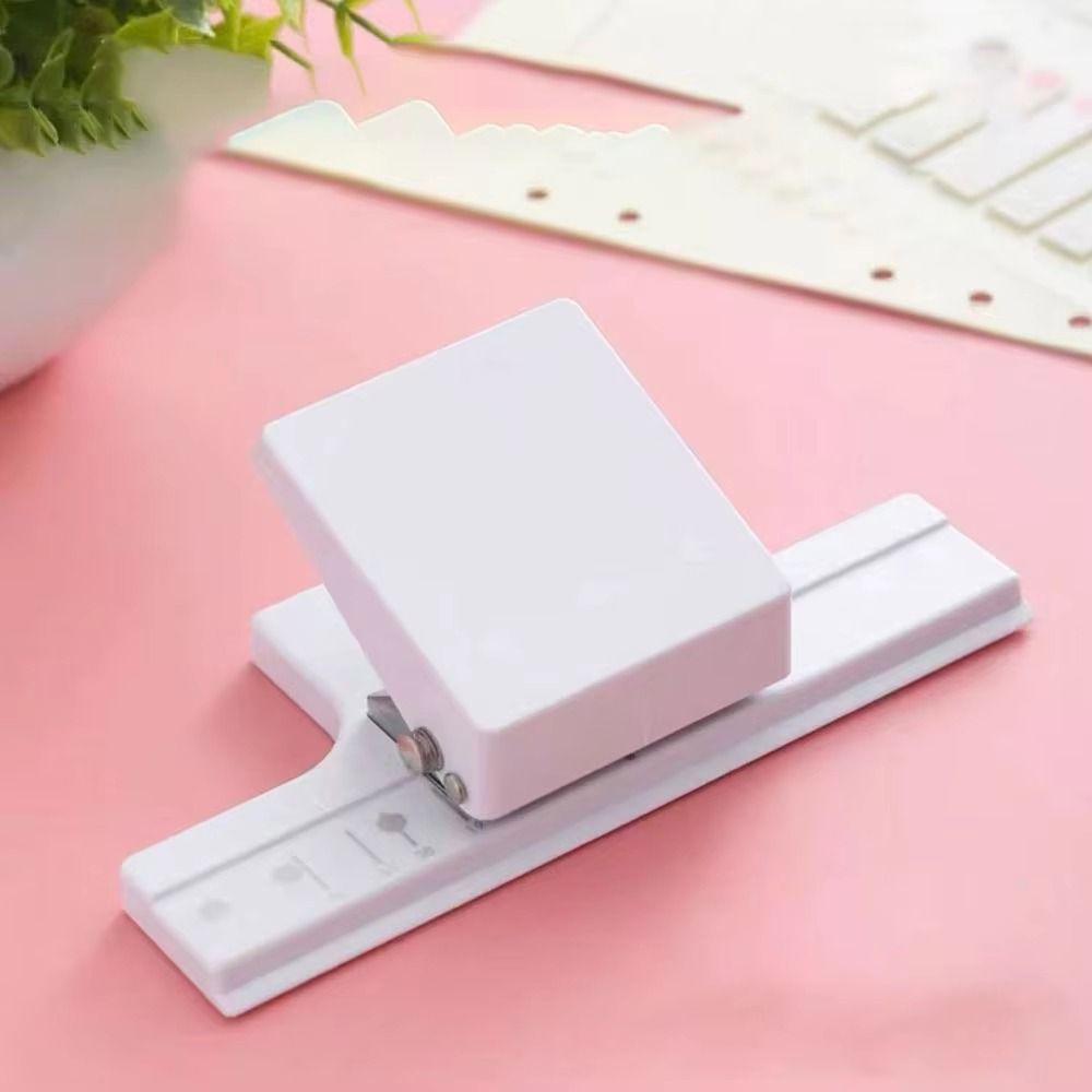 Positioning Puncher 3 Holes Hole Punching Machine DIY Manual Loose Leaf ...