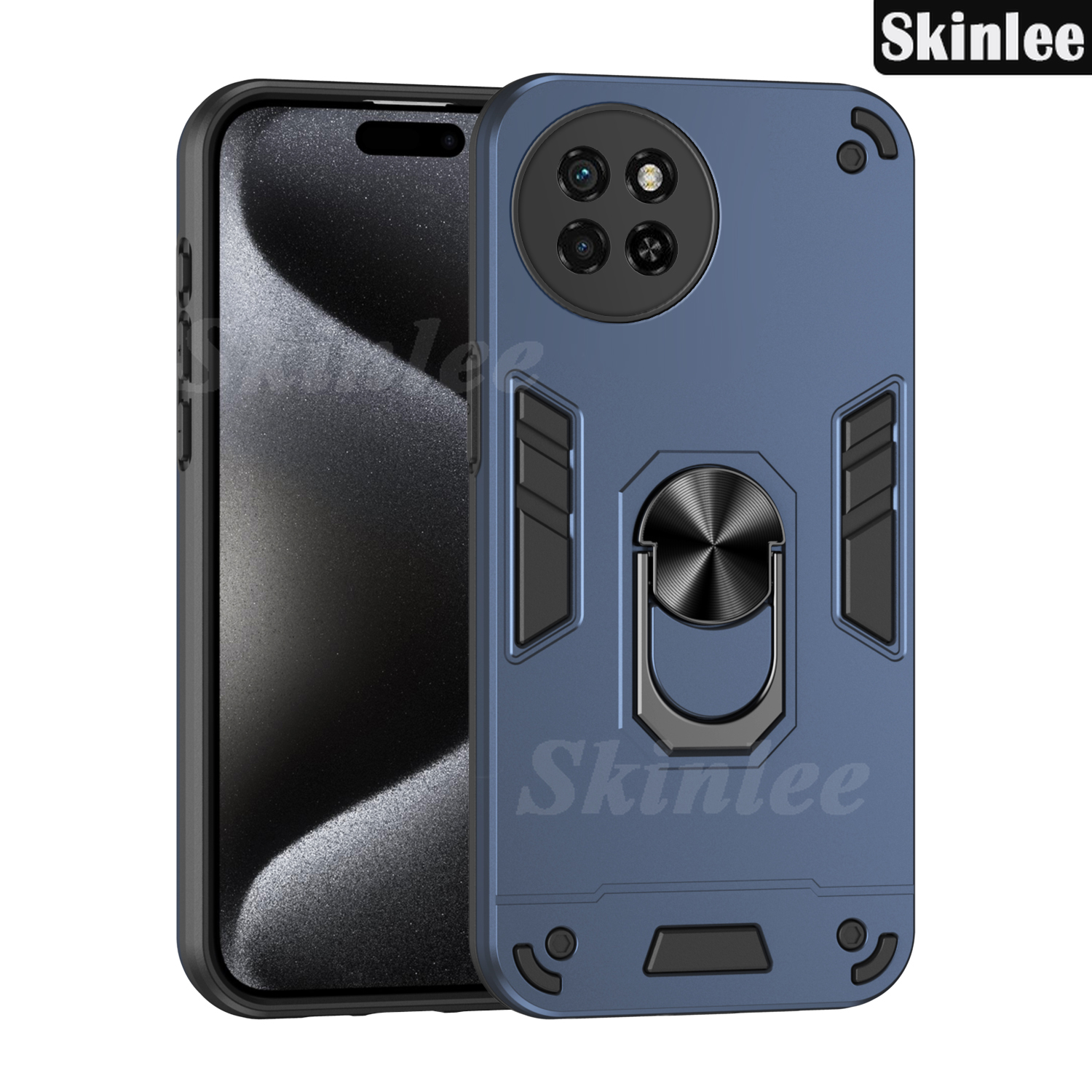 Phone case For itel S23 Back cover Shockproof Armor Stand with Holder ...