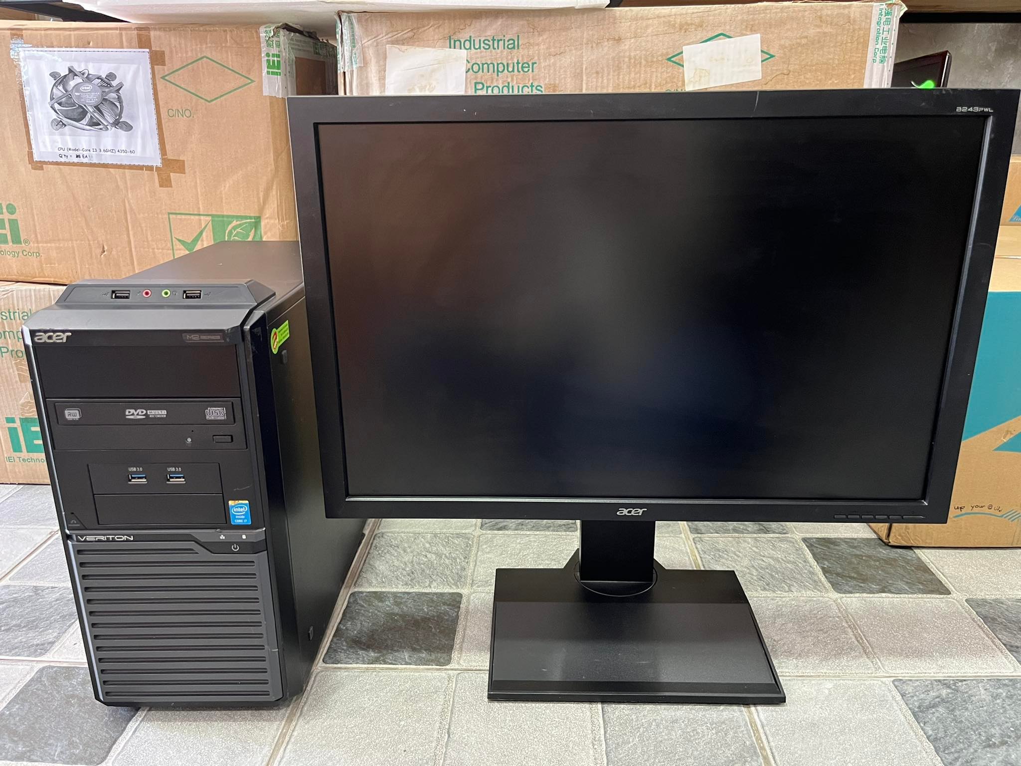 ชุดคอมพิวเตอร์ Core i7 แบรนด์HPAcerDellLenovo Core i7 2600หรือ3770 แรม8gHdd500gจอ20นิ้ว - AP ...