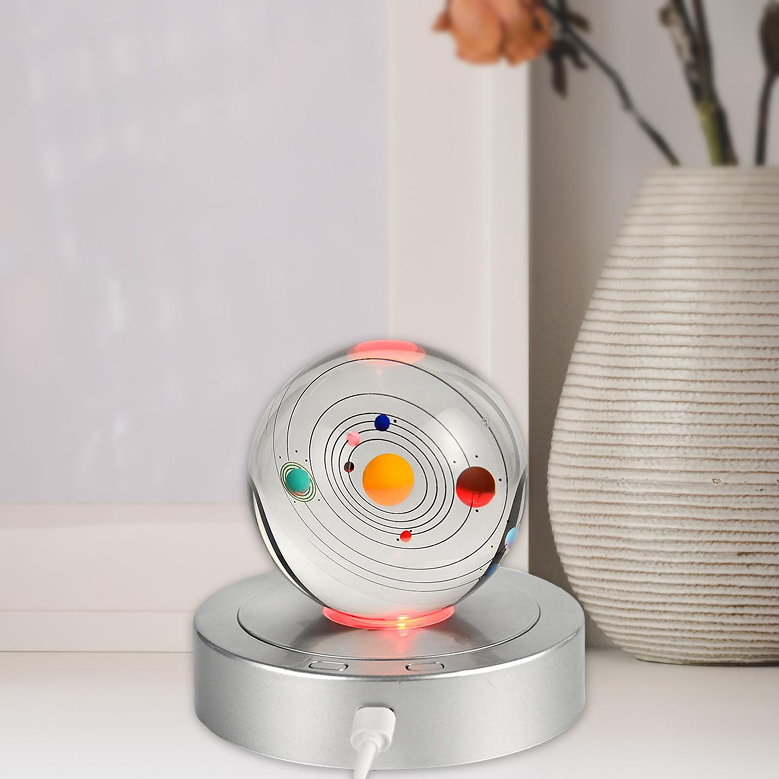 Motorized Rotating Display Stand Display Base Stands 8 Light Modes ...