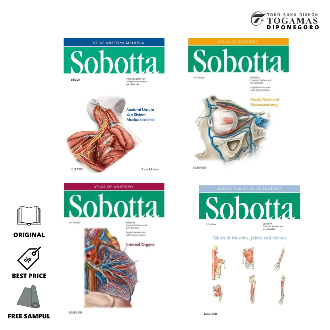 PAKET SOBOTTA ATLAS ANATOMI MANUSIA 1-3 ED. 24 [HC] (ANATOMI UMUM DAN ...