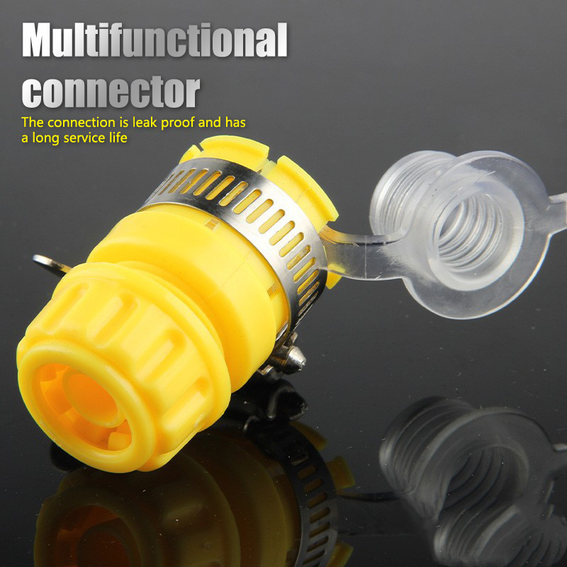 Universal Water Faucet Adapter Hose Connector Fitting Quick Connect ...