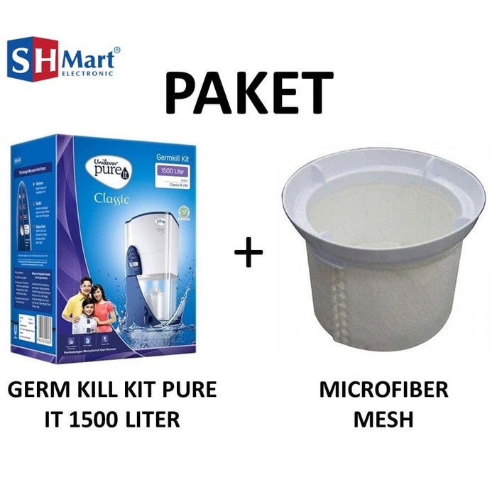 Pure it Unilever Germ kill 1500 Liter & Mesh Filter Pure it Murah Mash ...