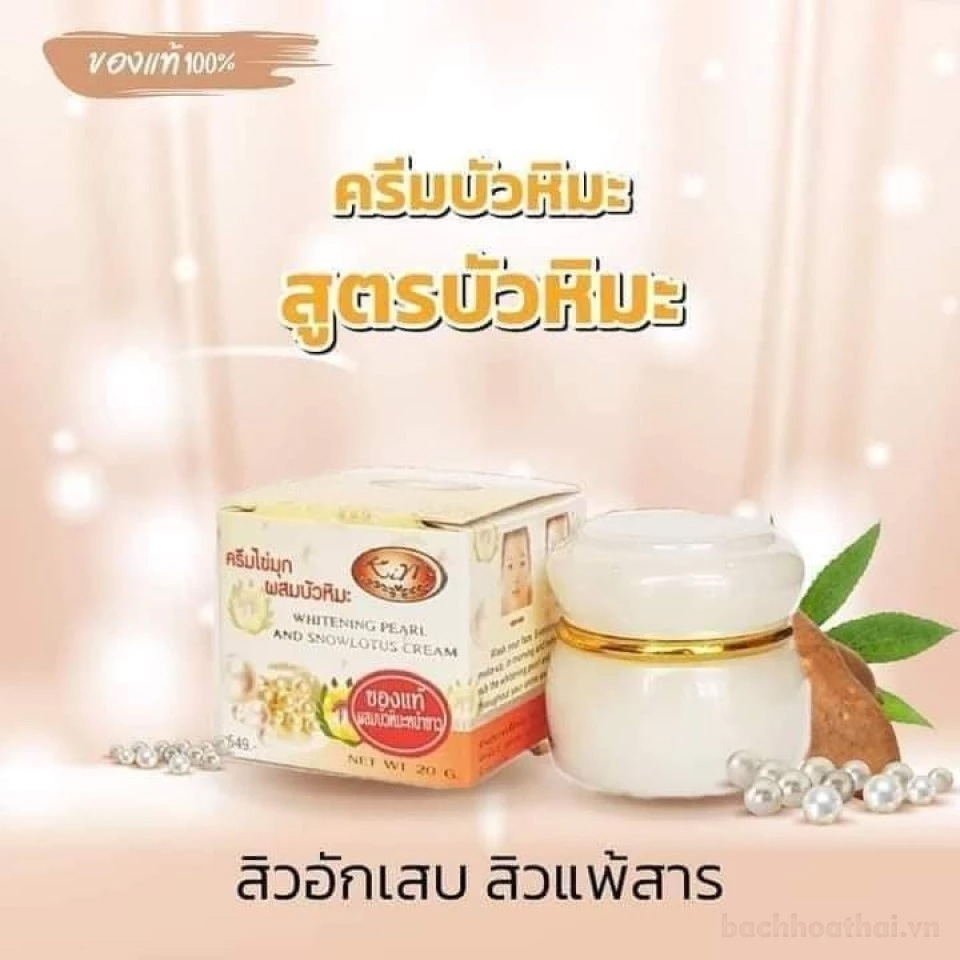 Kim Whitening Pearl And Snow Lotus Cream White 20g | Daraz.com.bd