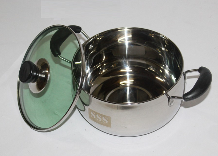 555 MAKAPAL STAINLESS STEEL NON STICKY POT COOKWARE | Lazada PH