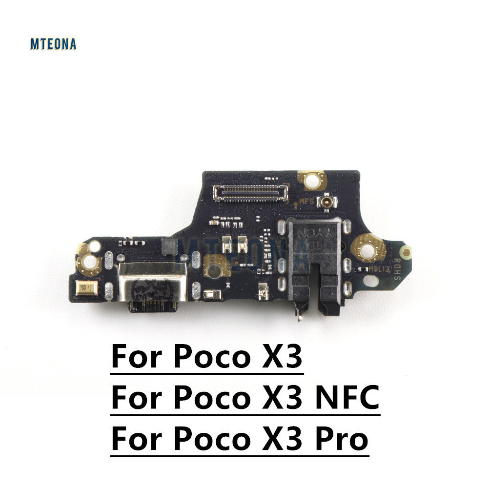 USB Charging Dock Port Connector Flex Cable For Xiaomi Poco X3 NFC Pro ...