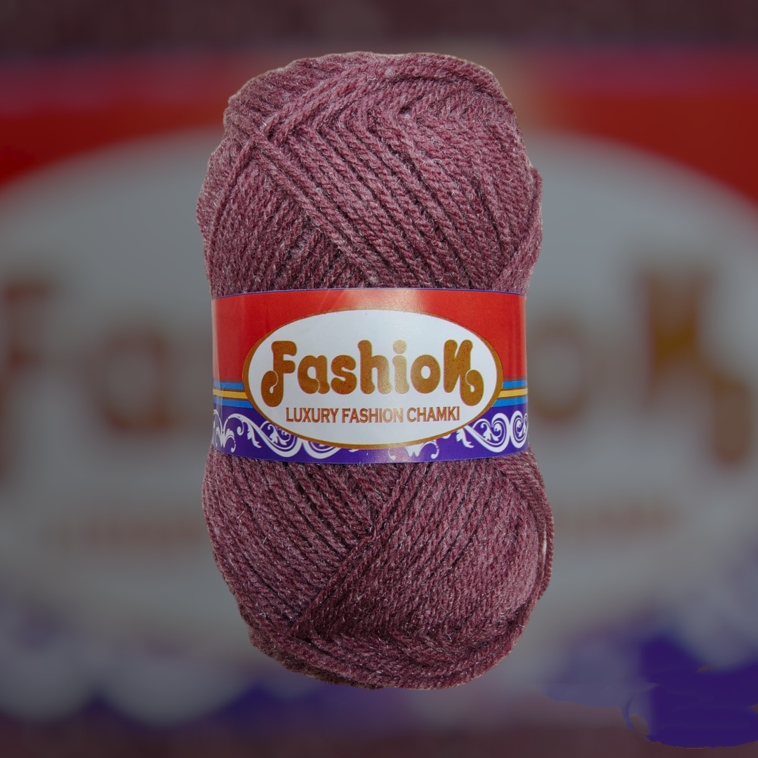 Shiny sparkle Fashion chamki double knitt wool yarn for knitting ...