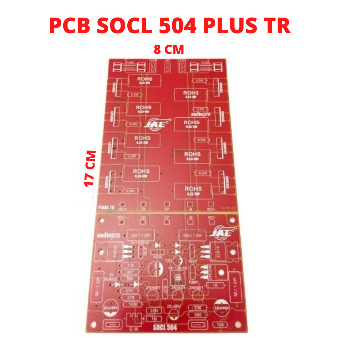 PAPAN PCB SUPER OCL 504 TRANSISTOR PCB 504 TR HANYA PCB AMPLI FIBER ...