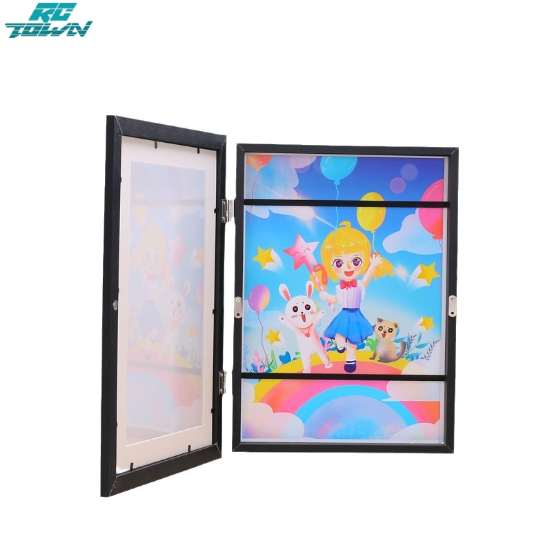 Kids Art Frames Large Storage Capacity Fillable Front Opening Photo ...